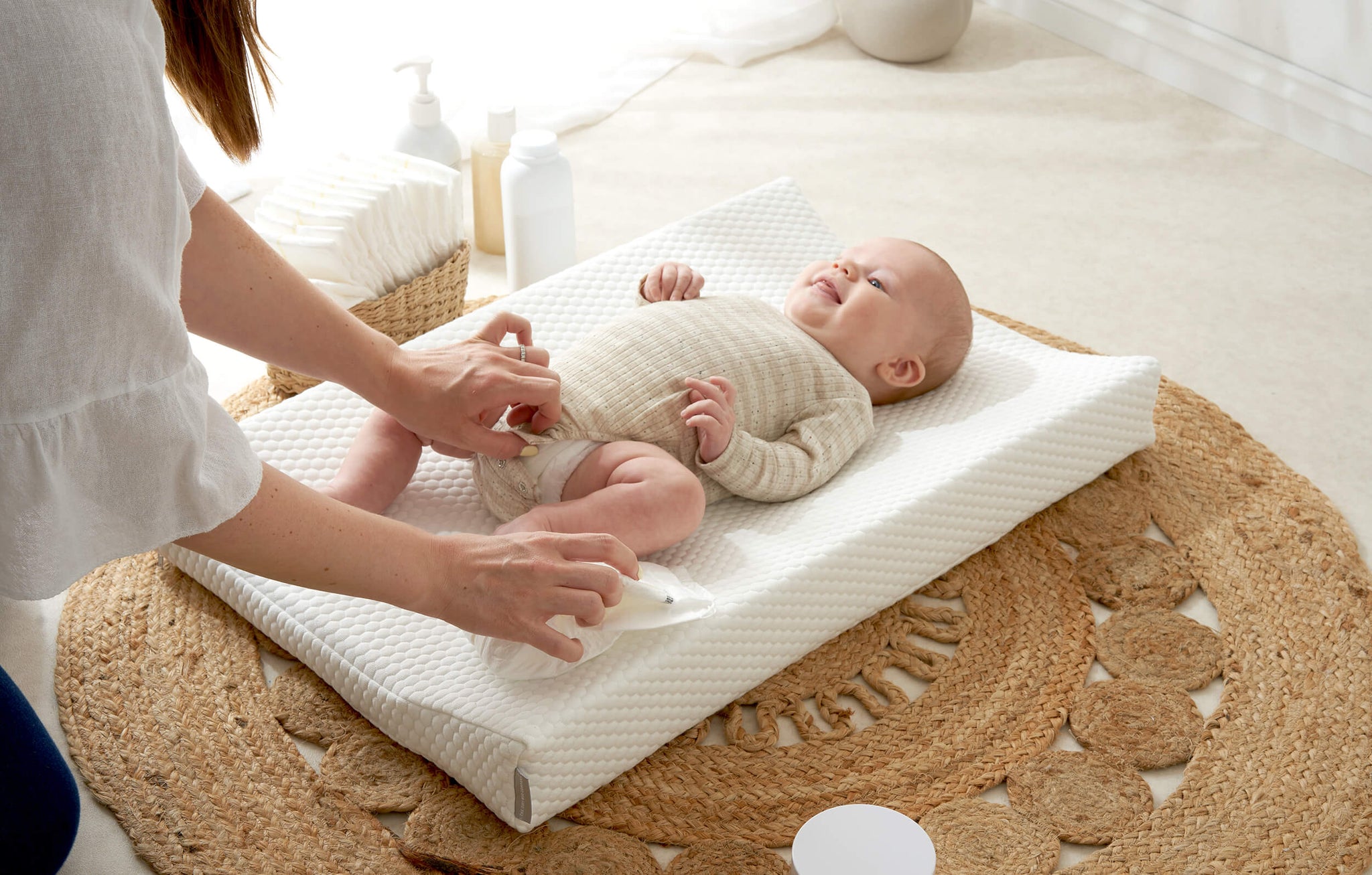 Luxury Fabric Baby Changing Mats - The Tiny Bed Company